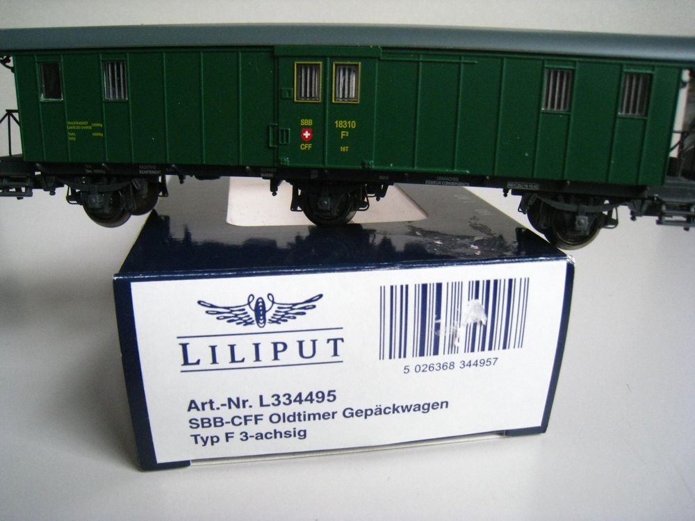 Liliput F3 18310 SBB-Gepäckwag. offene Plattform, AC, 334495 | Kaufen ...