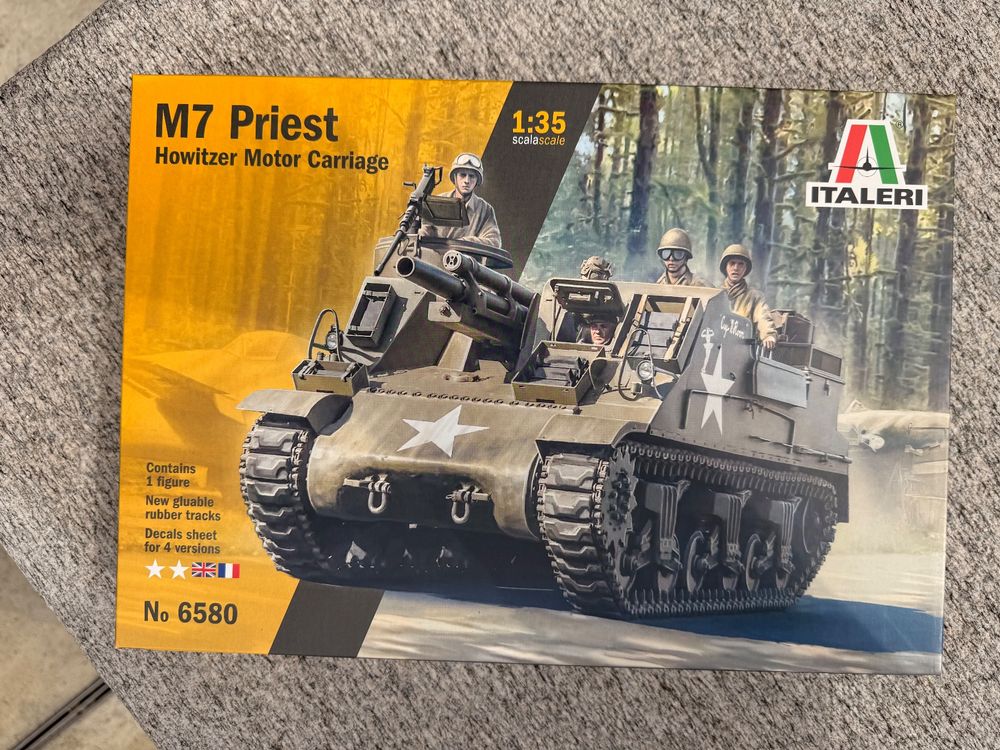 Italeri 1:35 M7 Priest Tank 6580 (Neu und originalverpackt) in Chiasso für CHF 34.9 – mit ...