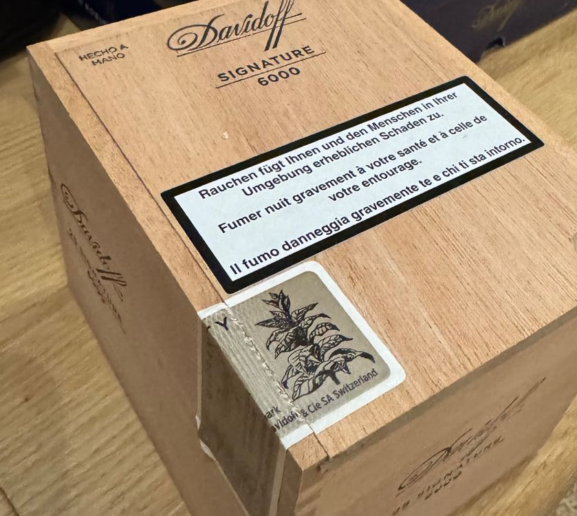 Davidoff 6000 25er Kiste | Kaufen auf Ricardo