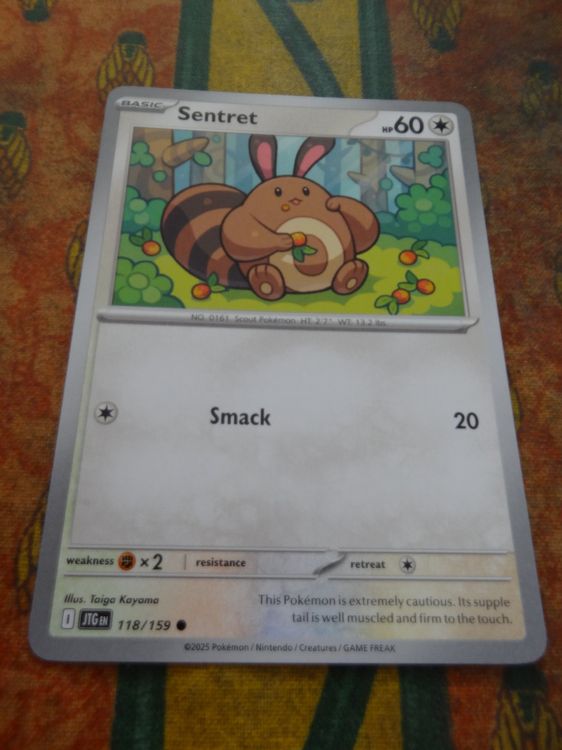 POKEMON Sentret I JTG EN 118/159 HP60 2025 (D'occasion) à Romanel-sur ...