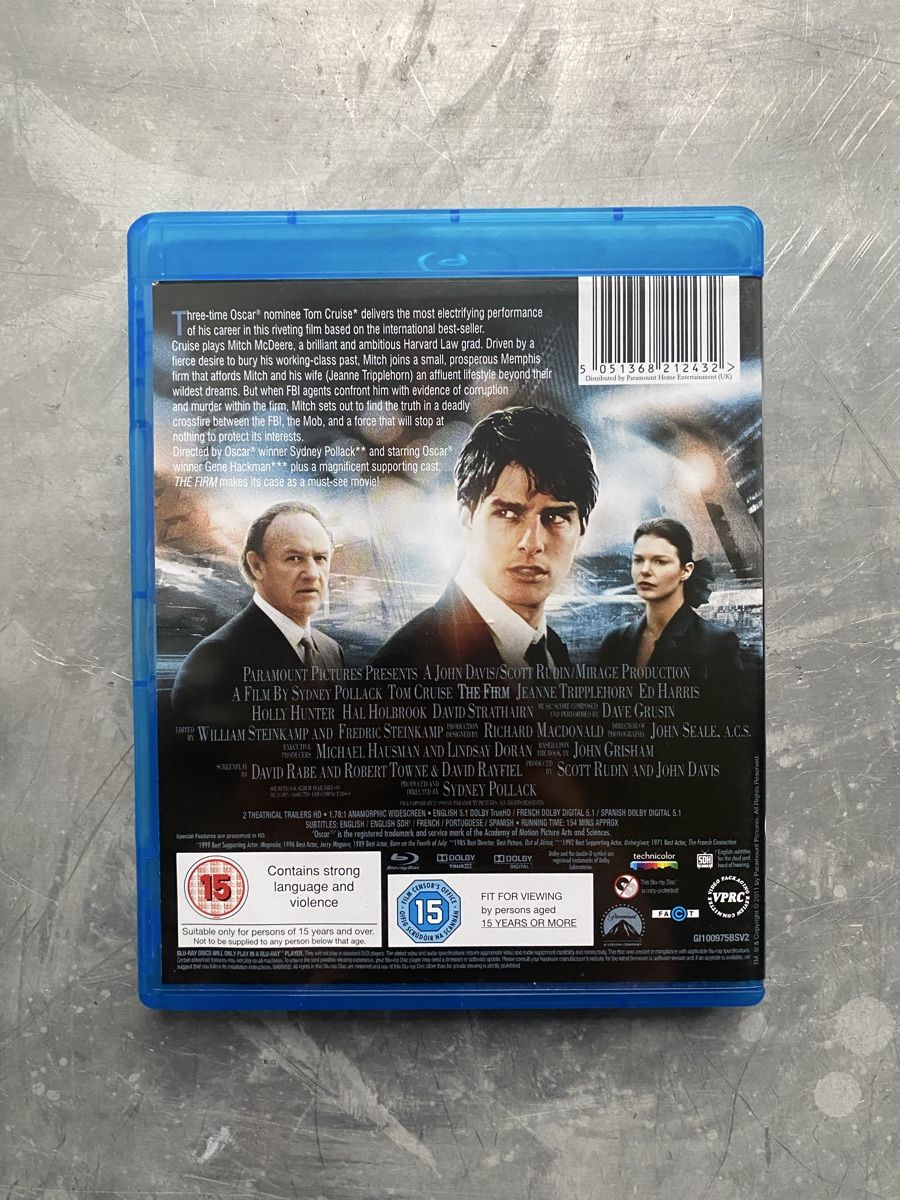 The Firm / Die Firma - Bluray - Drama, Tom Cruise [1993] (Gebraucht) in ...