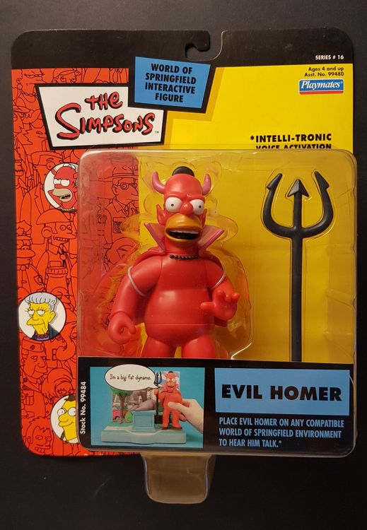 The Simpsons – Evil Homer – Playmates World of Springfield (D'occasion ...