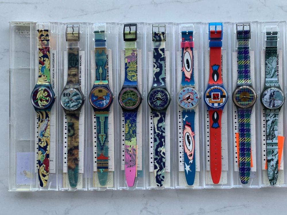 SWATCH*GENT*SET*9*STÜCK* 91-92*NEU*NOS*UNGETRAGEN*NP 540.CHF | Kaufen ...