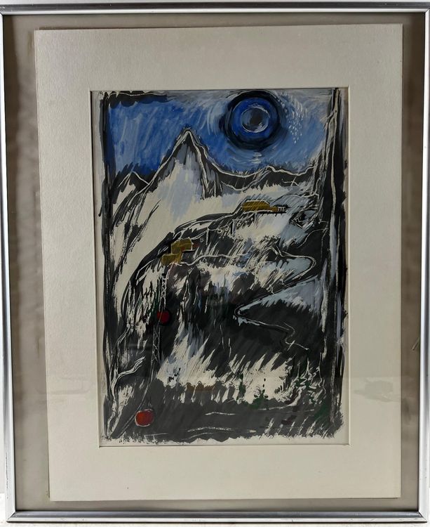 Berglandschaft Gemälde Signiert. (Gebraucht) in Neuhausen am Rheinfall für CHF 50 – mit ...