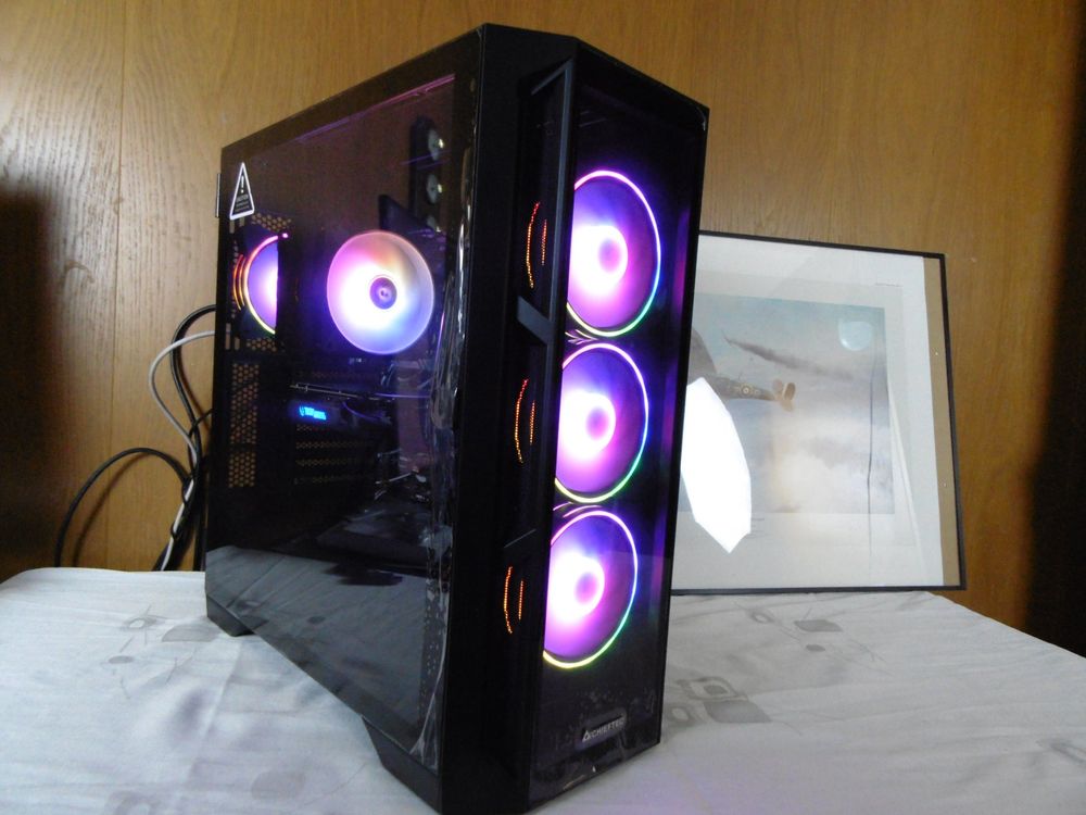 Intel RGB Gaming PC Geforce RTX4060 ti 32 GB 1 TB W11 pro (Neu und ...