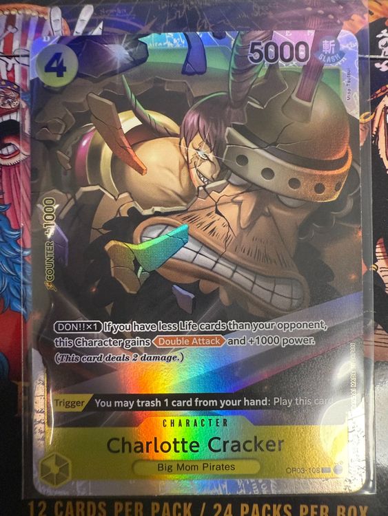 Charlotte Cracker OP03-108 SR - One Piece Card Game (Neu (gemäss Beschreibung)) in Renens VD für ...