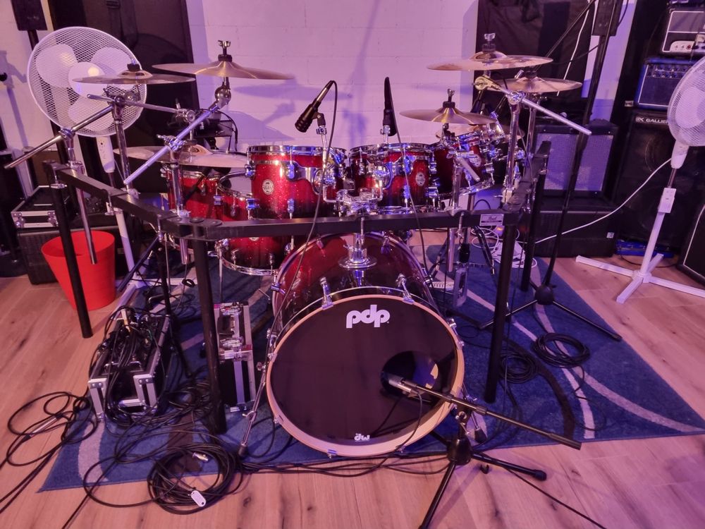 Drum PDP/DW Stage ready mit Cymbals und Audix Mikrofone | Kaufen auf ...