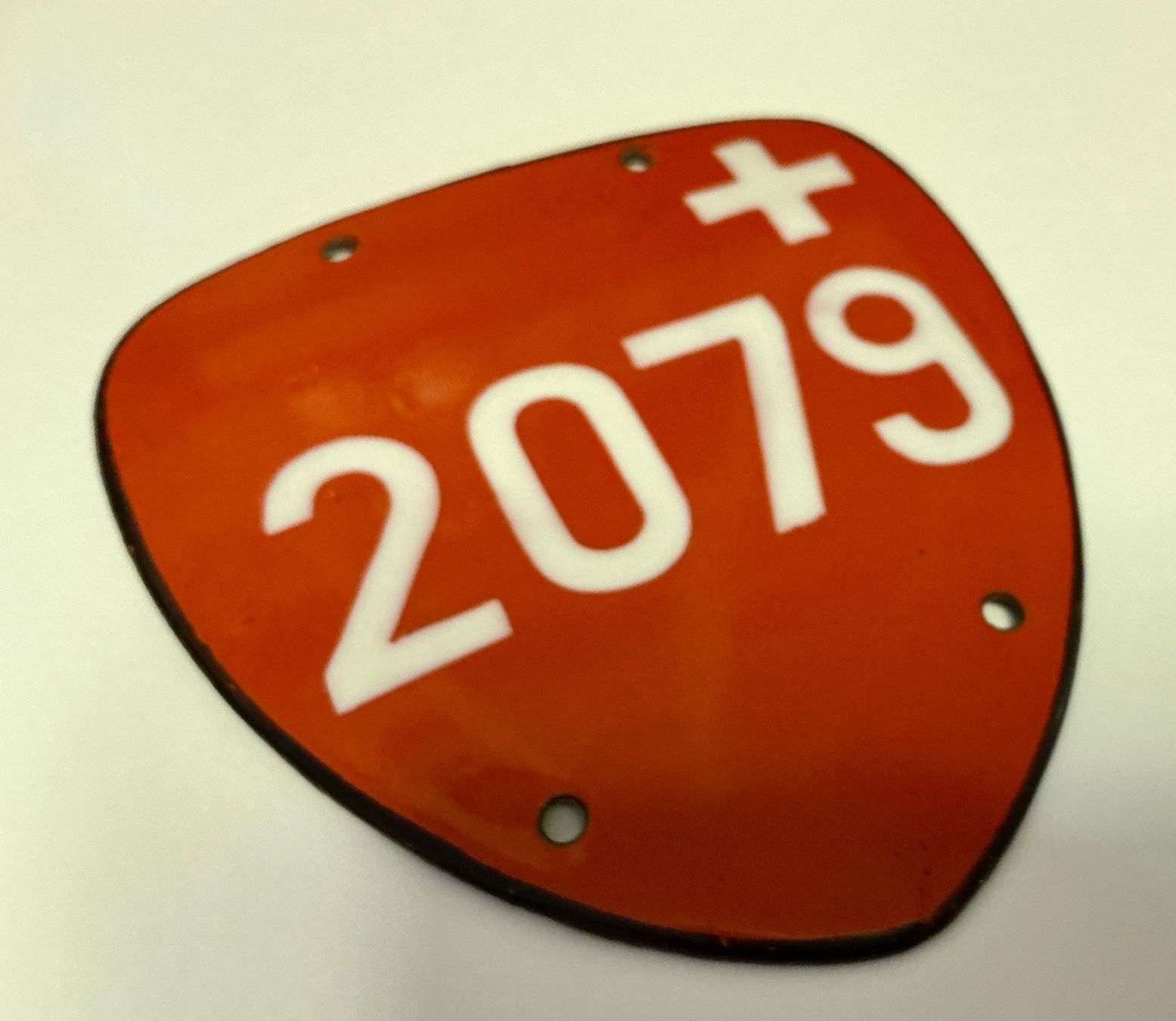 Velonummer Schwyz 1912 Top Zustand, echte Rarität (Gebraucht) in ...