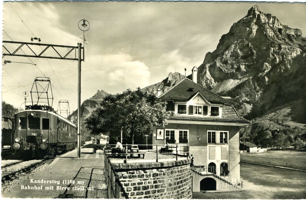 Kandersteg.Bahnhof. 1958 | Kaufen auf Ricardo