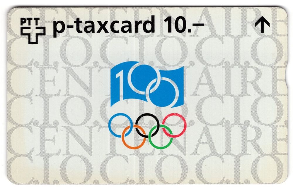IOC, 100 Jahre IOC (2. Auflage) - seltene FullFace Taxcard | Kaufen auf ...