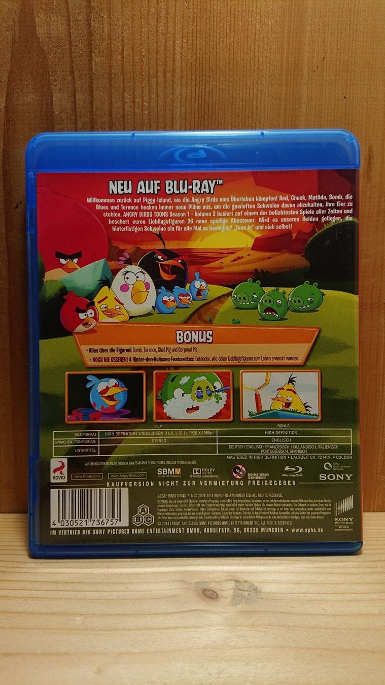 ANGRY BIRDS Toons Season 1 Vol. 2 auf Blu-Ray (Gebraucht) in Wilderswil ...