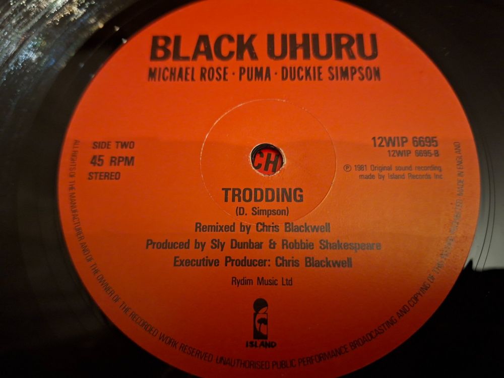 Reggae Maxi 12" - Black Uhuru - Sponji Reggae - 1981 (Gebraucht) in ...