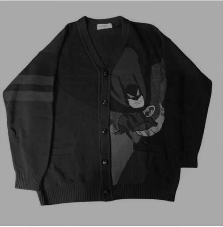 ICEBERG Couture Coll, Lim. Ed. Num.Series Batman Cardigan (Neu (gemäss ...