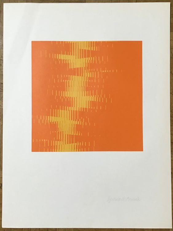 Moderne Lithographie Unleserlich Signiert | Kaufen auf Ricardo