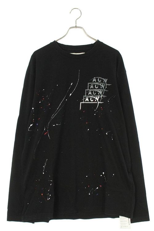 A Cold Wall ACW Paint Splatter Print Long Sleeve T-Shirt (Gebraucht) in ...