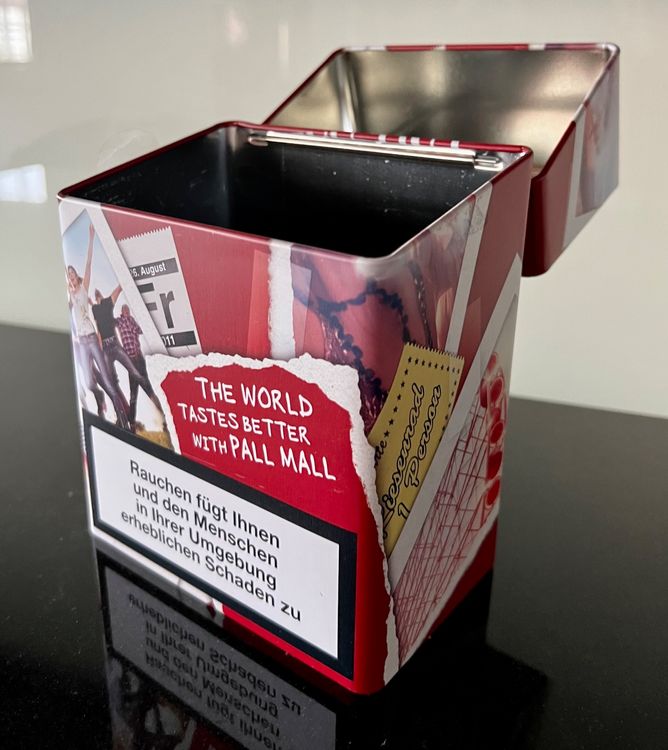 Blechdose Pall Mall rot (Gebraucht) in Ermatingen für CHF 8 – mit ...