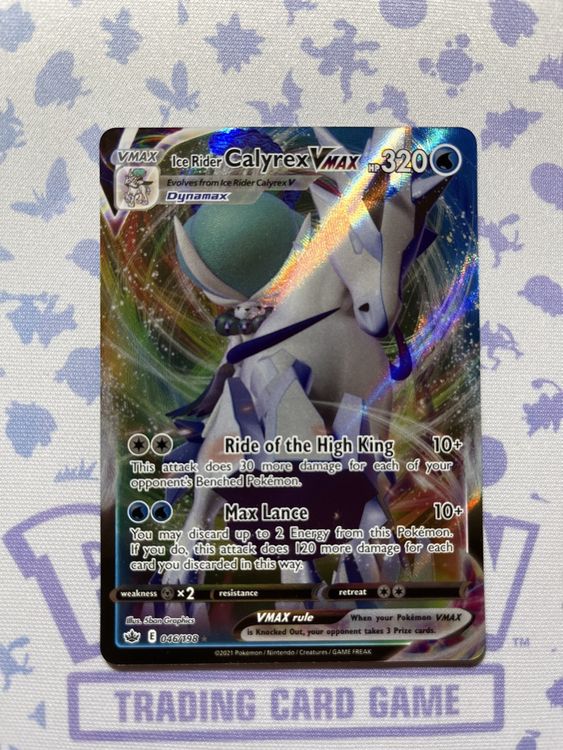 Pokémon Ice Rider Calyrex Vmax 046/198 Chilling Reign EN | Kaufen auf ...