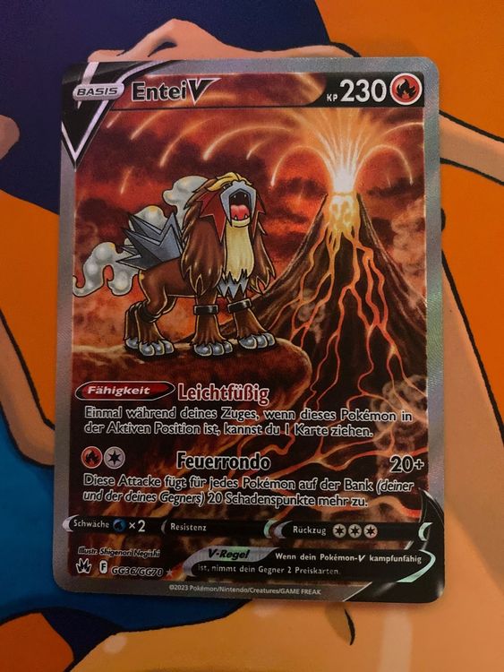 Pokemonkarte Entei V (Neu (gemäss Beschreibung)) in Neuhausen für CHF ...
