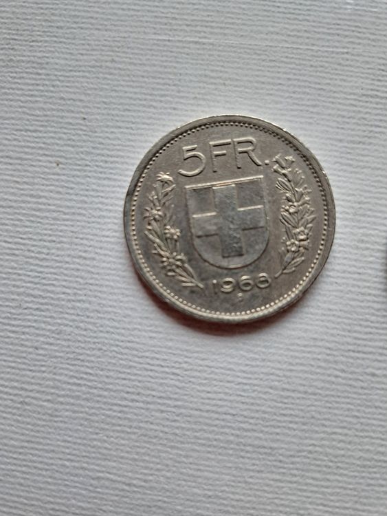 5Fr.- Münze 1968 | Kaufen auf Ricardo