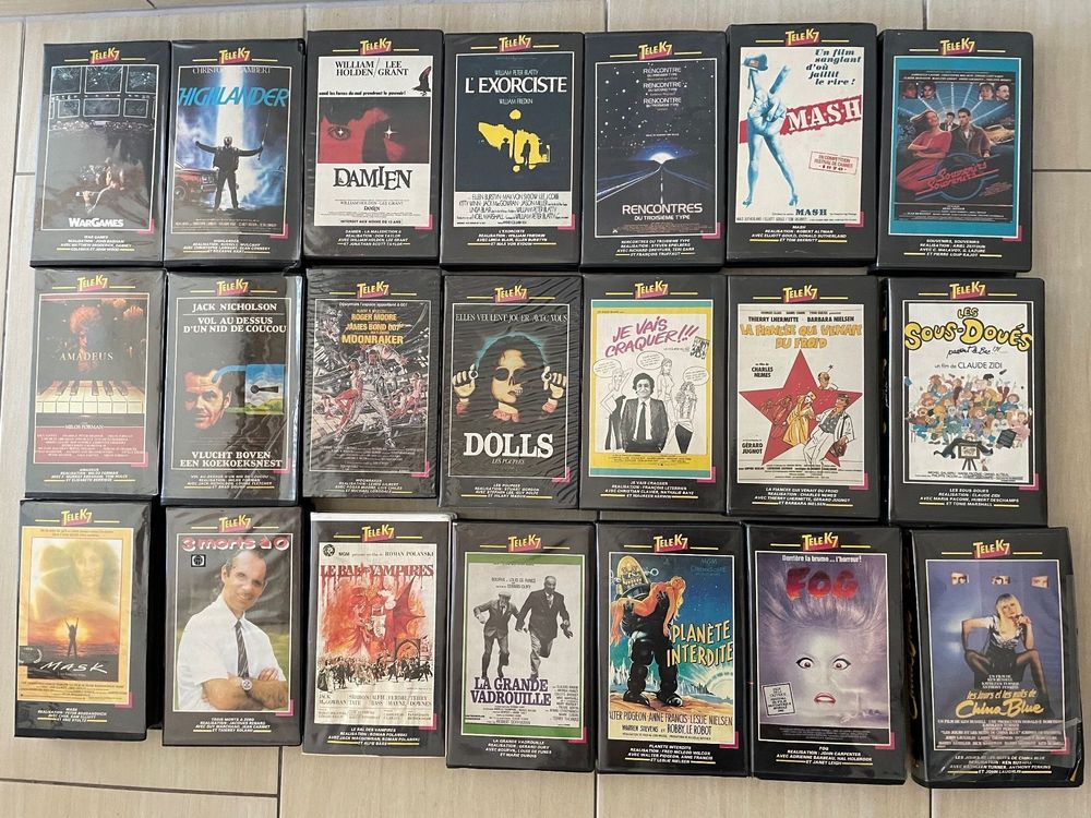 VHS lots télé k7 version française | Kaufen auf Ricardo