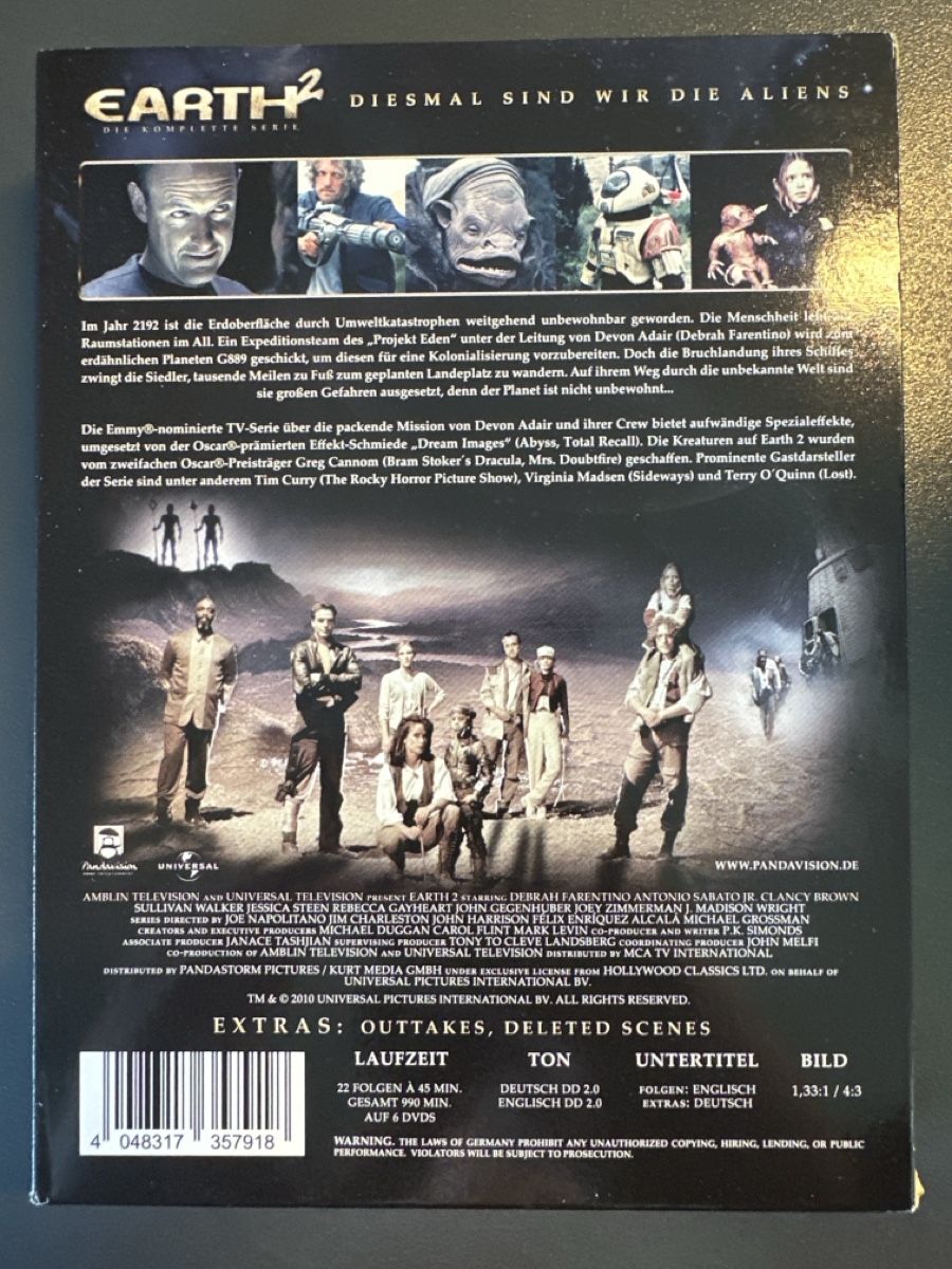 Earth 2: Die komplette Serie - Sci-Fi Klassiker DVD (Gebraucht) in ...