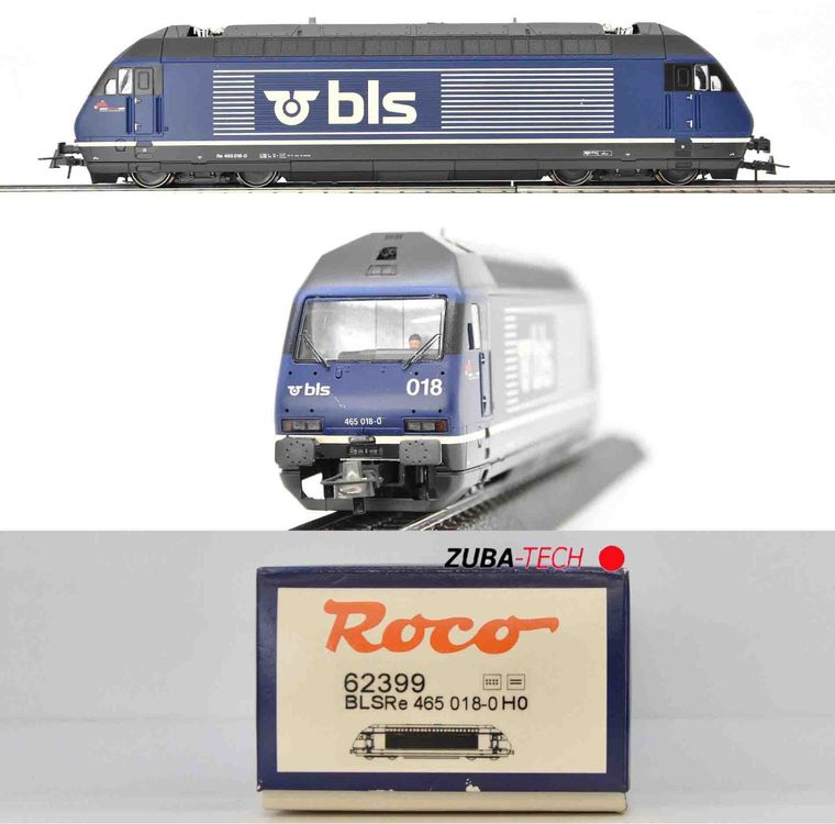 Roco 62394 E-Lok Re 465 BLS H0 GS Analog mit OVP (Gebraucht) in St ...