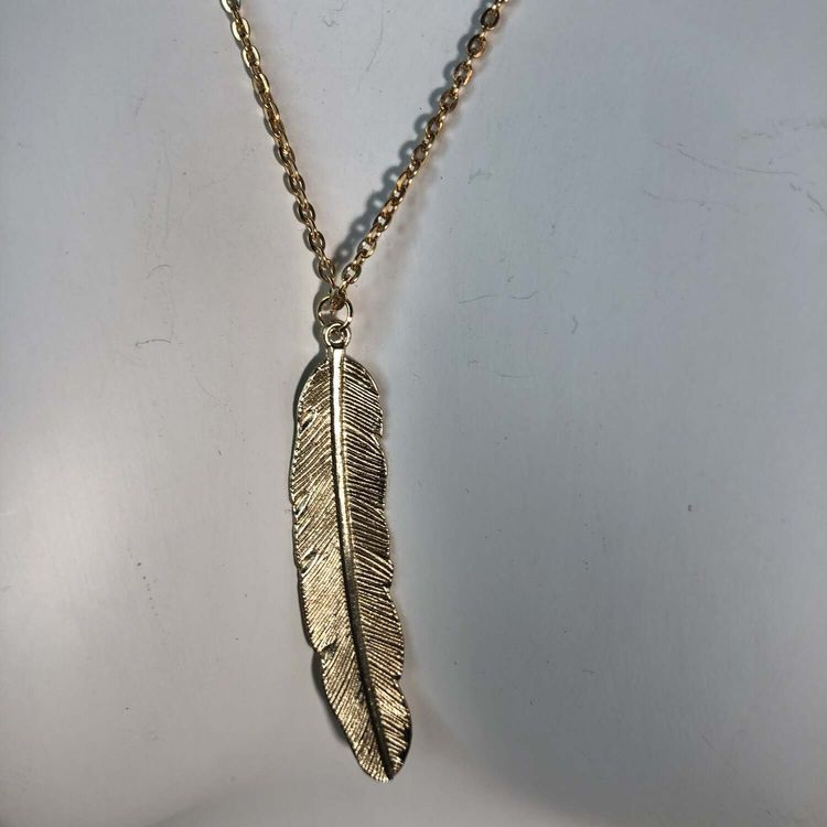 Halskette Feder Gold (Neu (gemäss Beschreibung)) in für CHF 3.95 – mit ...