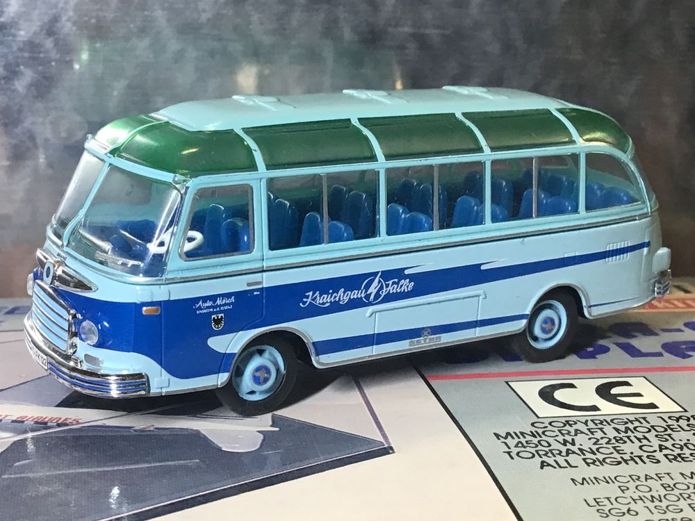 Setra S6 Bus Modellauto Kräheblau Falke SchucoH0 (Gebraucht) in ...