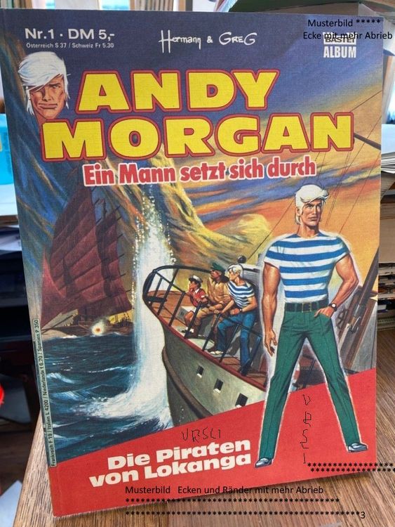 Andy Morgan Bd 1 : Die Piraten von Lokanga v Hermann & Greg (Gebraucht ...
