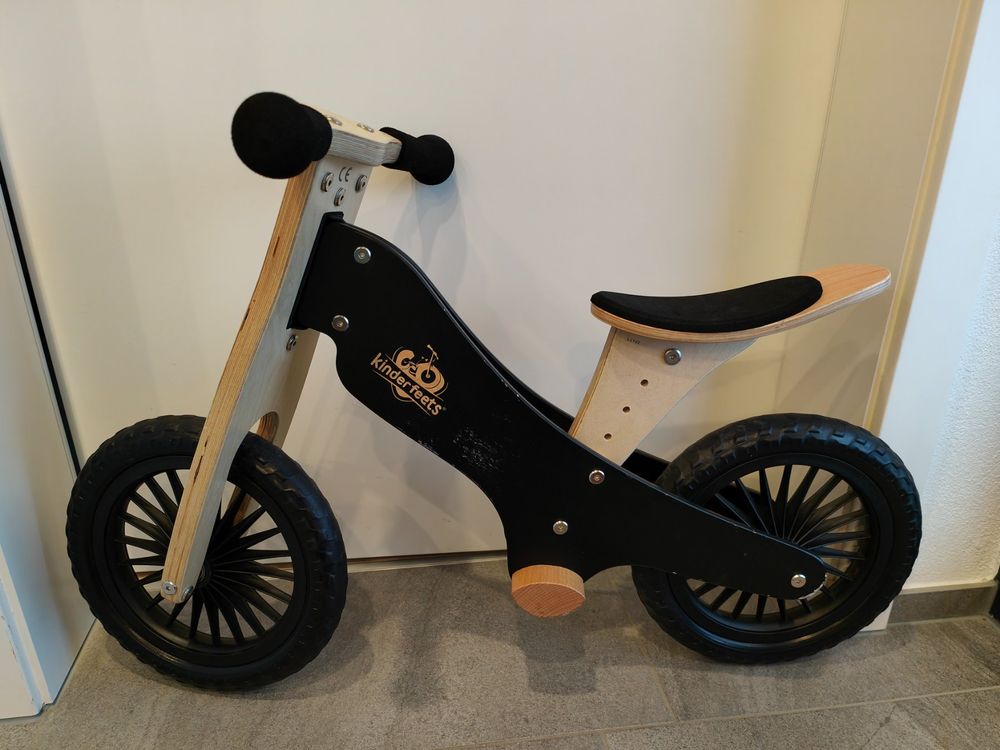 Kinderfeets | Laufrad balance bike schwarz (Gebraucht) in Schänis für CHF 39 – nur Abholung auf ...