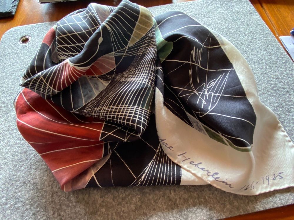 Seidenfoulard Hans Erni für Heberlein (Neu (gemäss Beschreibung)) in ...