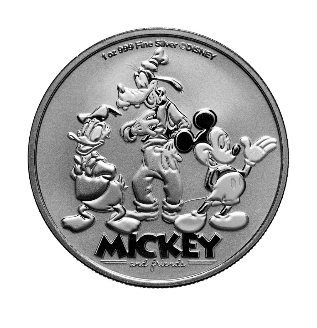 Micky Maus & Freunde / 1 Unze Silbermünze - 2025 - Limited (Neu und ...
