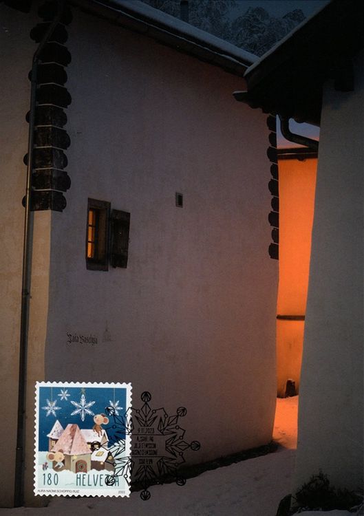 Maximumkarte Weihnachten 2023 - Dorf | Kaufen auf Ricardo