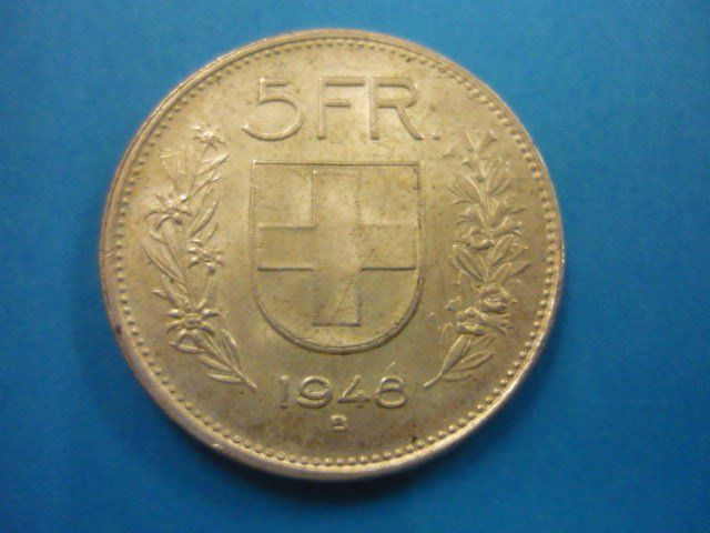 5 Franken Fünfliber 1948 (Gebraucht) in Belp für CHF 11 – mit Lieferung auf Ricardo kaufen