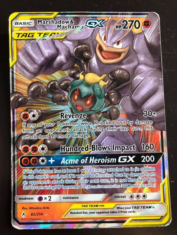 Marshadow & Machami Tag Team GX (Gebraucht) in Lenzburg für CHF 8 – mit Lieferung auf Ricardo kaufen