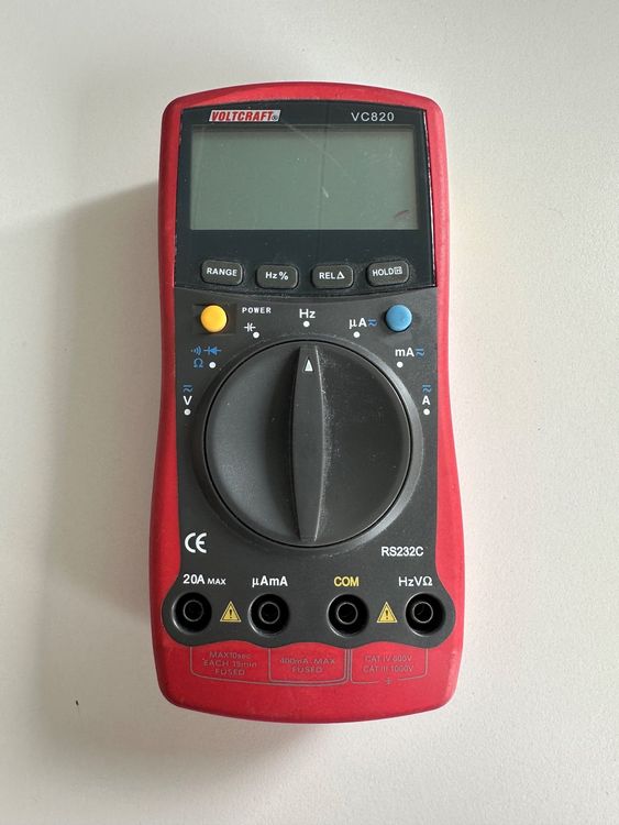 Voltcraft VC820 Digitales Multimeter ohne Batterie | Kaufen auf Ricardo