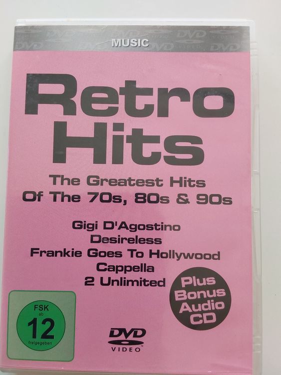 Retro Hits 70er 80er 90er DVD + Bonus Audio CD (Gebraucht) in Worb für ...