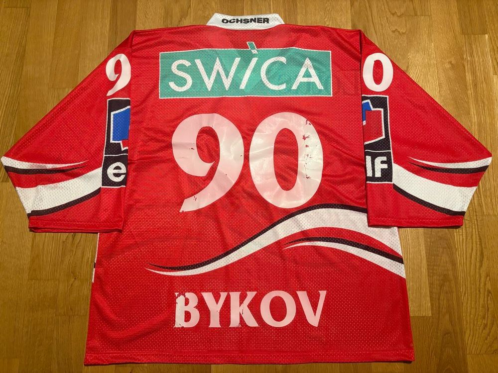 ORIGINAL LAUSANNE HC # 90 BYKOV 1999/2000 LHC MAILLOT XL (D'occasion) à ...