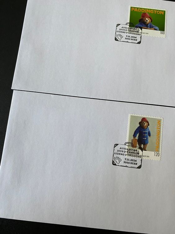 Paddington 2024 Portrait und Koffer mit Ausgabetag Stempel (Neu (gemäss Beschreibung)) in ...