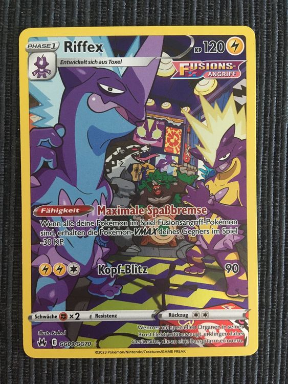 Pokemon Riffex GG 09 Zenit der Könige DE | Kaufen auf Ricardo
