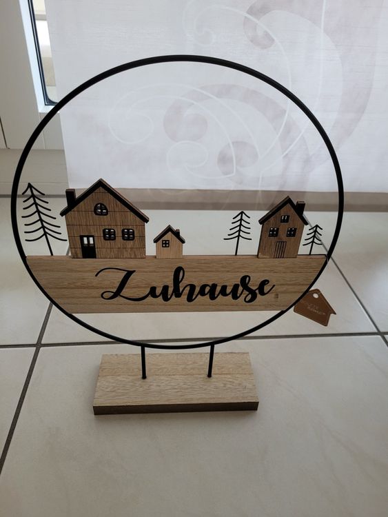 Deko "Zuhause" 34x28 cm (Neu und originalverpackt) in Sursee für CHF 1 ...
