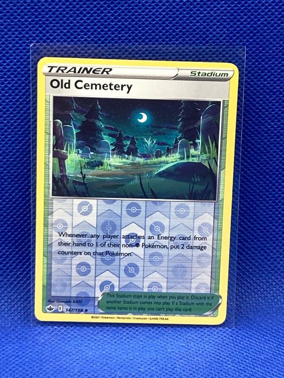 Pokemon Chilling Reign / Old Cemetery 147 / 198 EN Revers | Kaufen auf ...
