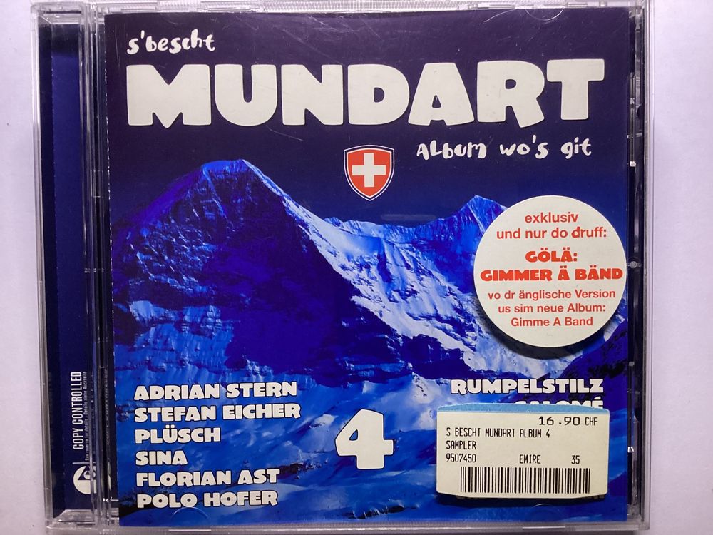 CD Various – S'bescht Mundart Album Wo's Git 4 (Gebraucht) in Wil AG für CHF 1 – mit Lieferung ...