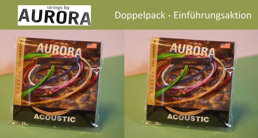 40% RABATT!! Aurora Ultra Sheer acoustic Saiten (Neu und ...