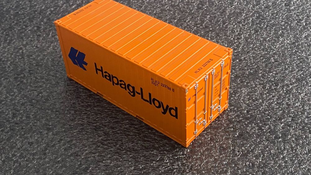 Container 20ft (22G1) "Hapag-Lloyd" HLXU 1:50 (Neu (gemäss Beschreibung ...
