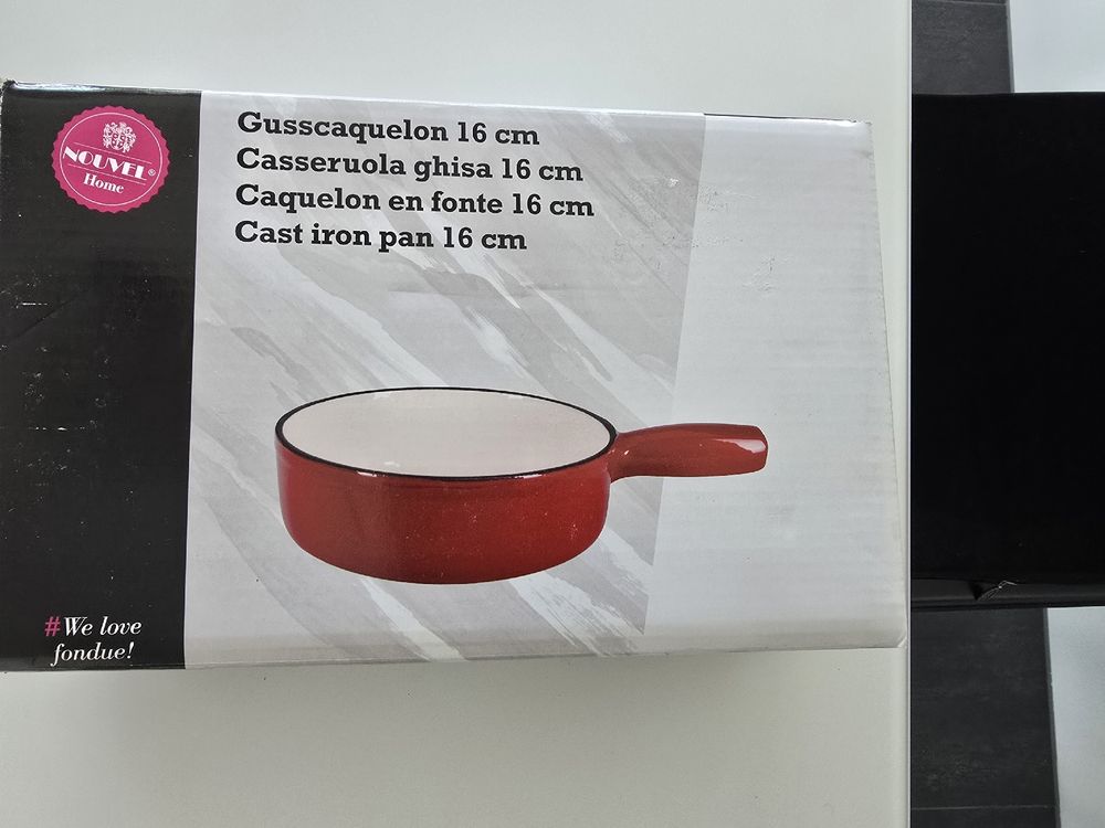 caquelon fondue fonte | Kaufen auf Ricardo