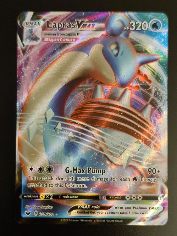 Lapras Vmax 50/202 Englisch (Gebraucht) in Thun für CHF 5 – mit ...