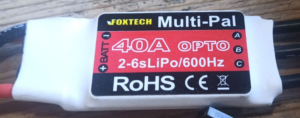 FOXTECH 40A Opto ESC Multi-Pal (Neu (gemäss Beschreibung)) in ...