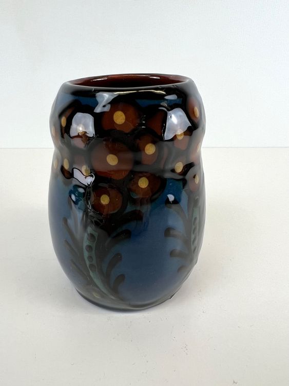 ALFRED KUSCHE & KARLSRUHER MAJOLIKA: Keramik Vase Nr. 2400 (Gebraucht ...