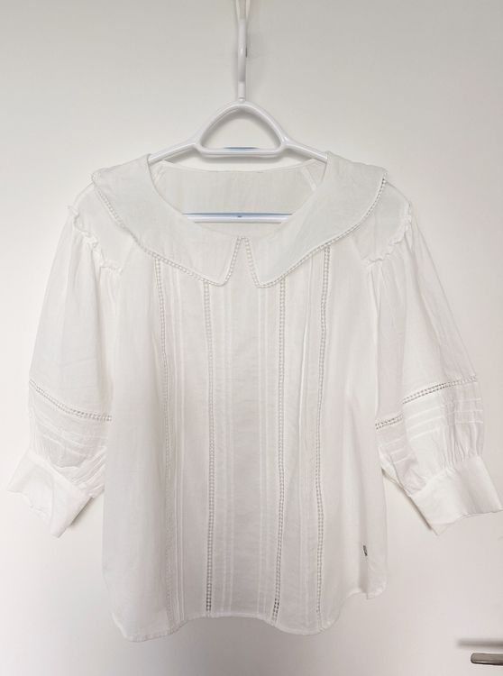 Wunderbar Weisse Oversize Bluse Ebenbild